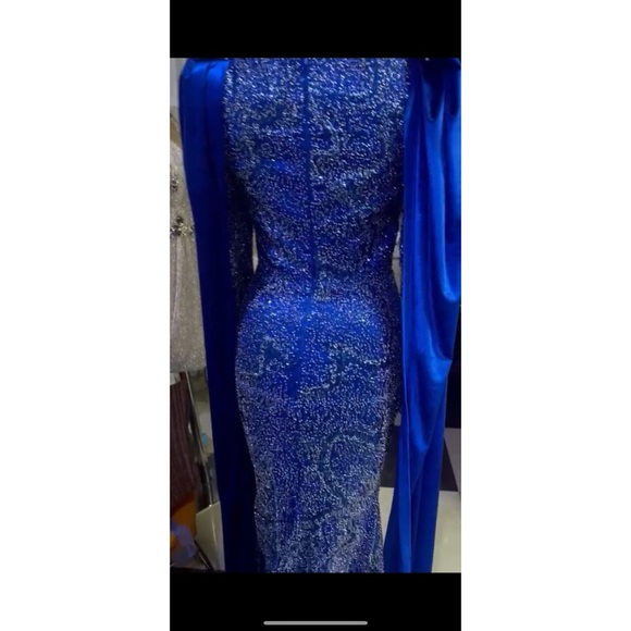Baron | Dresses | Custom Baron Gown In Royal Blue | Poshmark